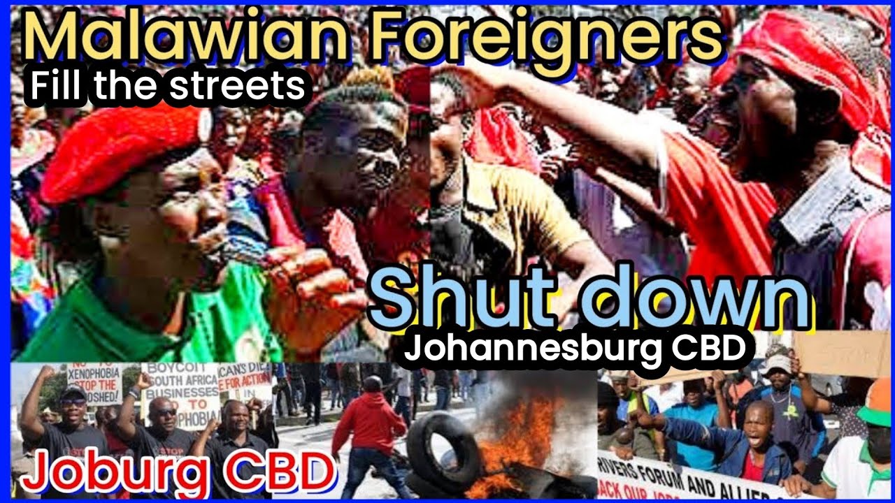 Malawian lead a strike in Johannesburg CBD, foreigners protest over ...