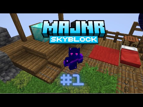 Majnr skyblock - spadl jsem do vojdu - #1 - YouTube