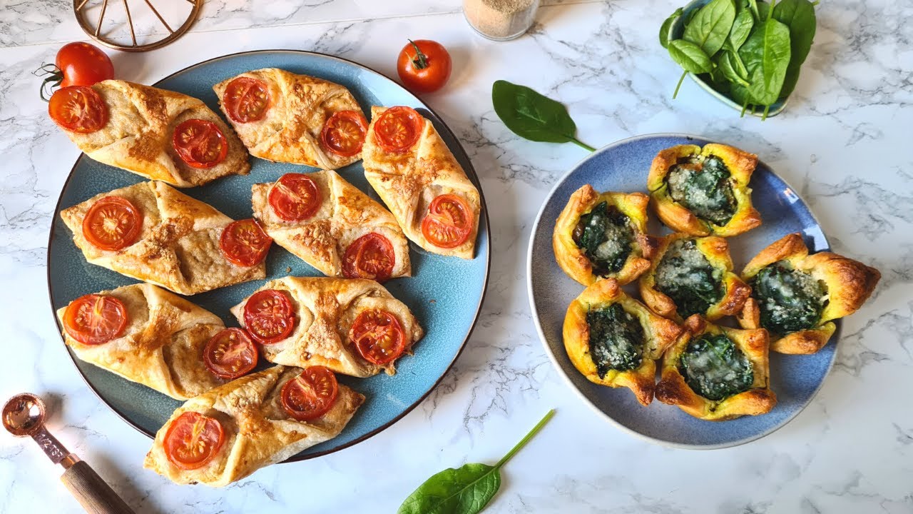 Holiday Snack Recipes |Two Easy Savory Snack Ideas | Puff Pastry Recipe ...