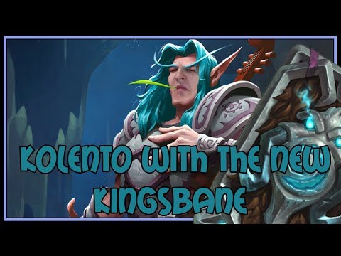 Kolento with the new Kingsbane | The Witchwood | Hearthstone
