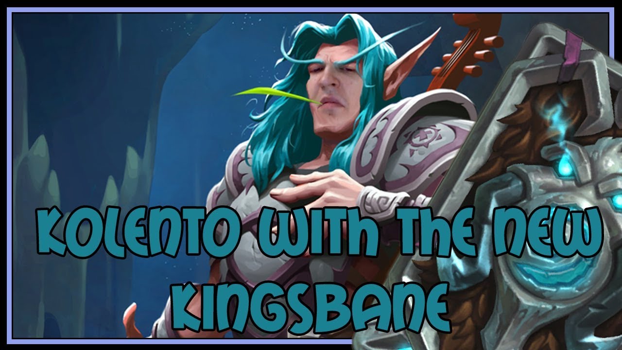 Kolento with the new Kingsbane | The Witchwood | Hearthstone - YouTube