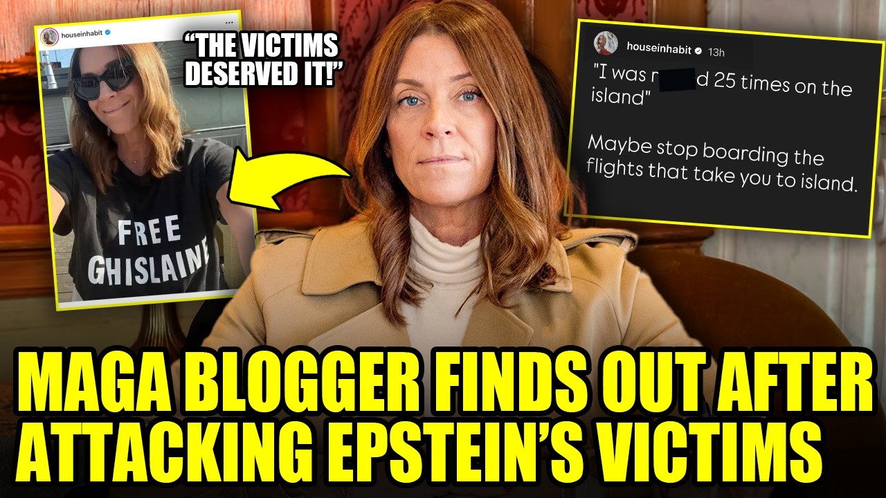 MAGA Blogger Sparks OUTRAGE after UNHINGED Attack on Epstein's Victims ...