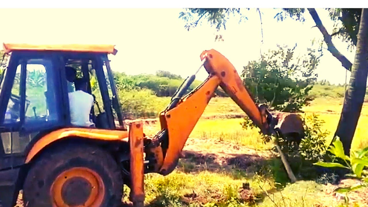 Jcb cleaning Agri-land JCB 3dx Eco / Kirlosker JCB Backhoe .... - YouTube