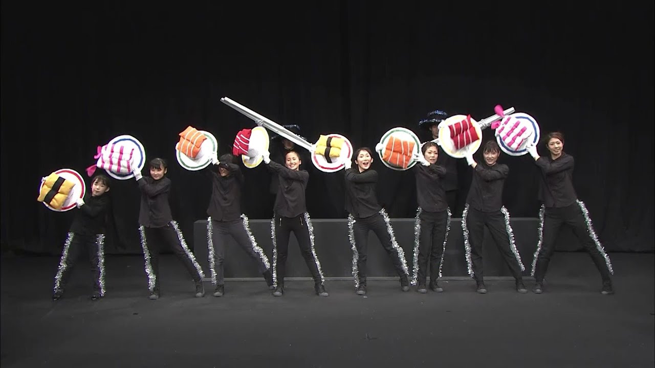 Dancing conveyor belt sushi [Masquerade Award Official] - YouTube