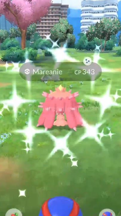 Shiny Mareanie CAUGHT During Spotlight Hour In Pokemon Go! #pokemon #shorts - YouTube