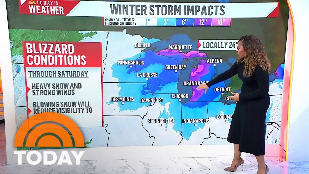 Heavy Snow, Freezing Rain Set To Impact Millions Before The Holiday ...