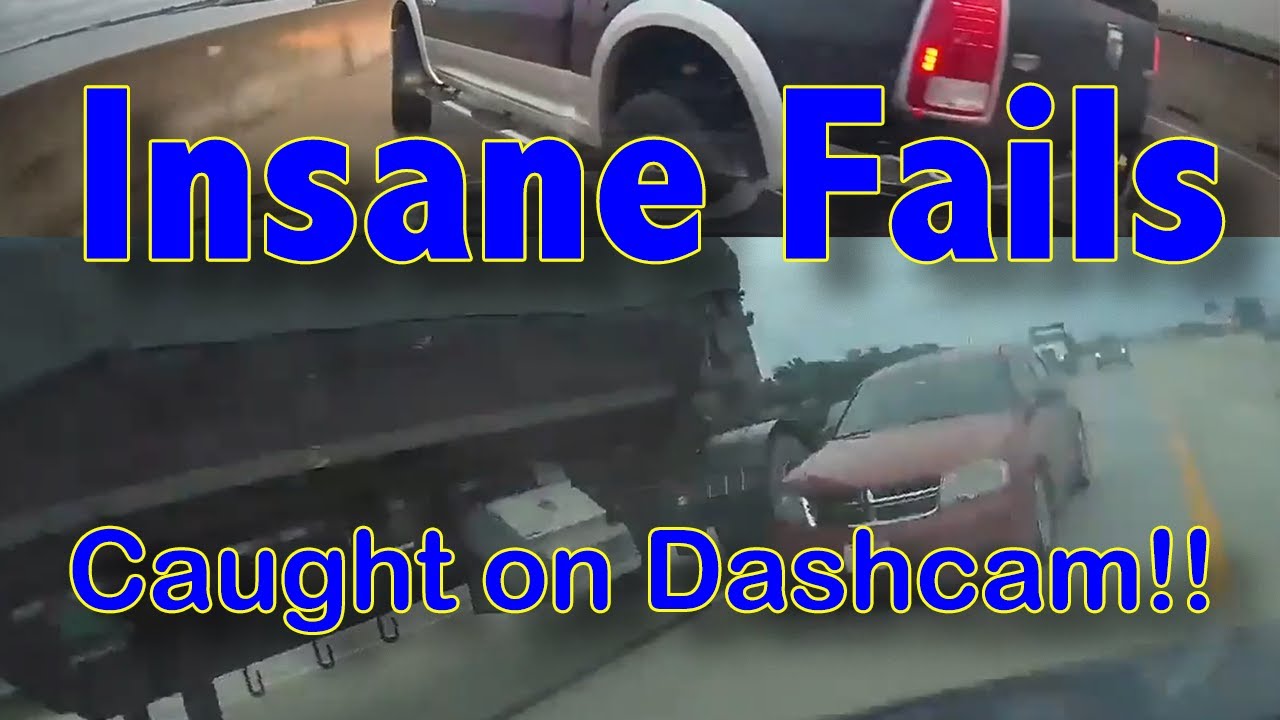 Insane Fails Caught on Dashcam!! - YouTube