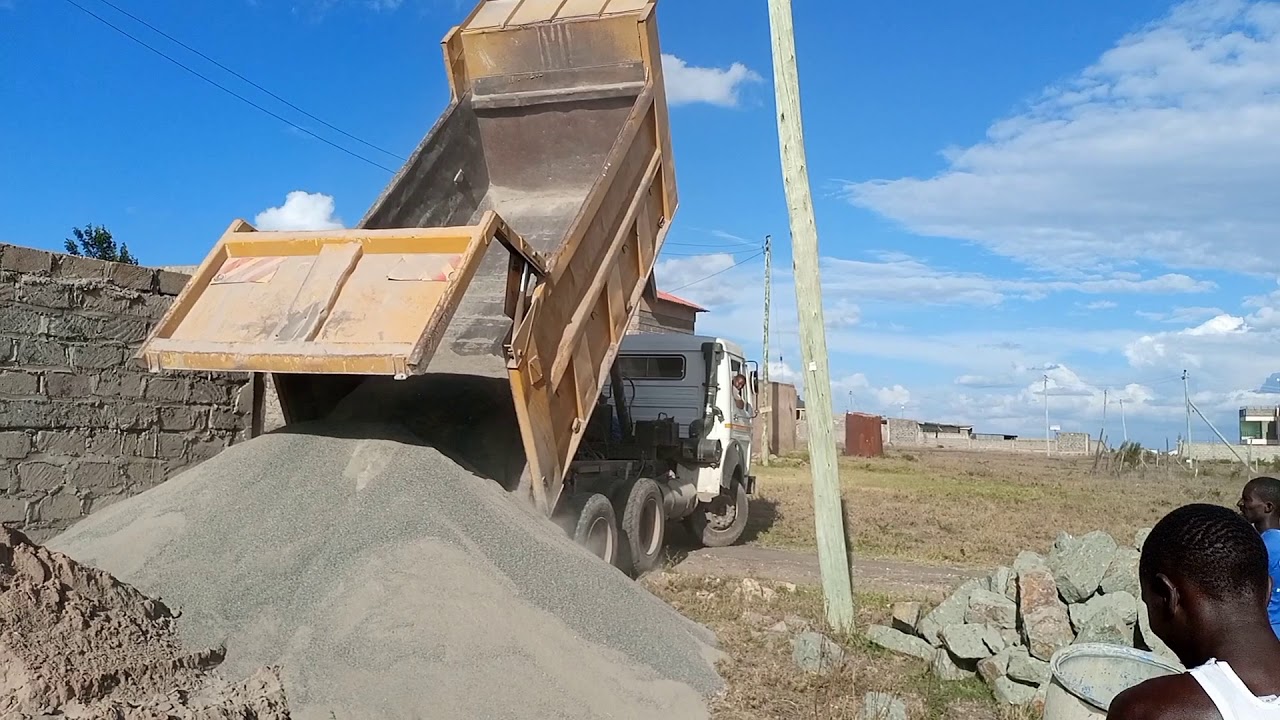 Setting out and Excavation _ house construction in Kenya - YouTube