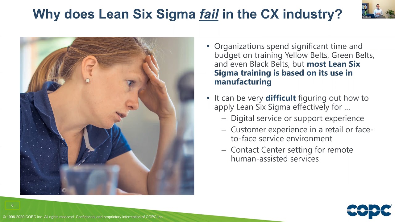 COPC Inc. Webinar: Lean Six Sigma for CX Operations - YouTube