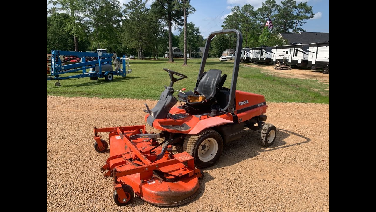 Kubota F2560 72 in Front Mount Mower (1,393 Hours) - YouTube