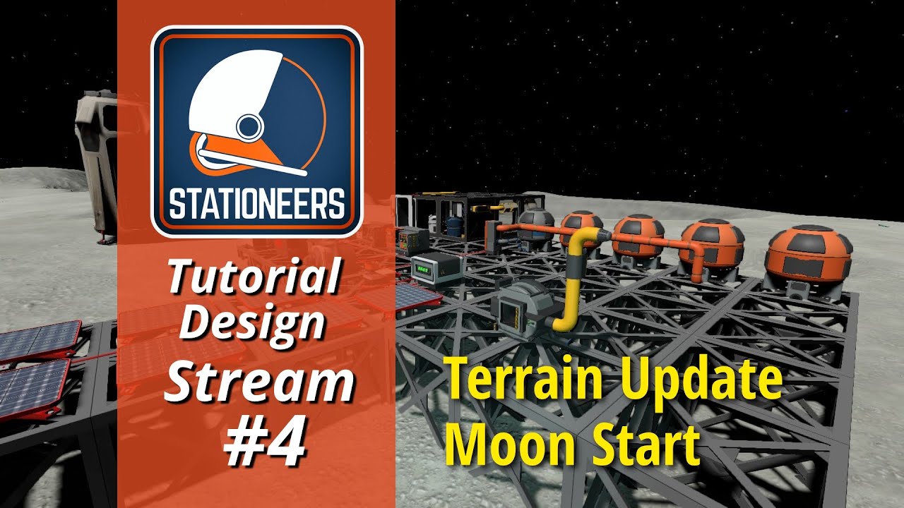 Stationeers Tutorial Design, Ep 4 - Terrain Update Moon Start - YouTube