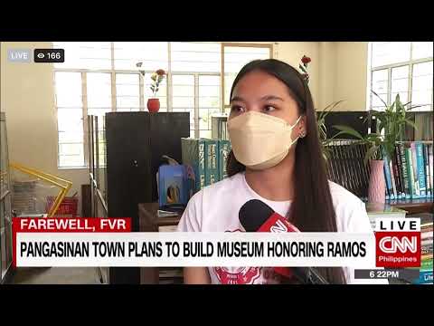 CNN PHILIPPINES, Pangasinan town plans to build museum honoring Ramos, News Night