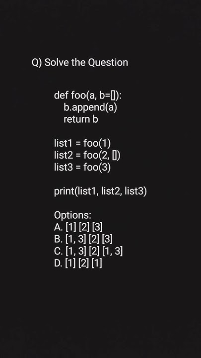 Python Mcq Question Shortvideo Python Viralvideo Viralshorts Youtubeshorts Viralreels