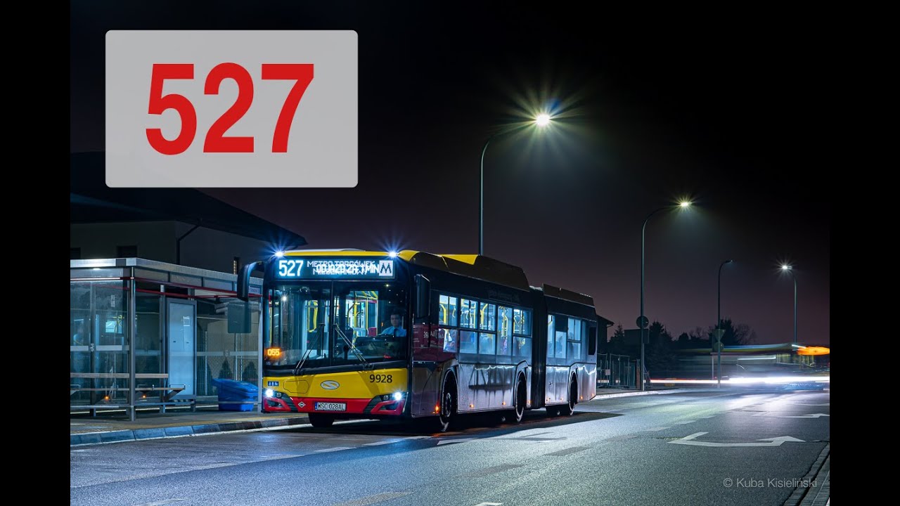 [527] Autobusem po Warszawie: Targówek-Ratusz - Grodzisk - YouTube