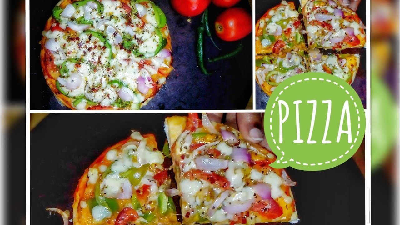 Pizza Recipe in 5 mins|Instant & quick Pizza recipe with Pizza base ...