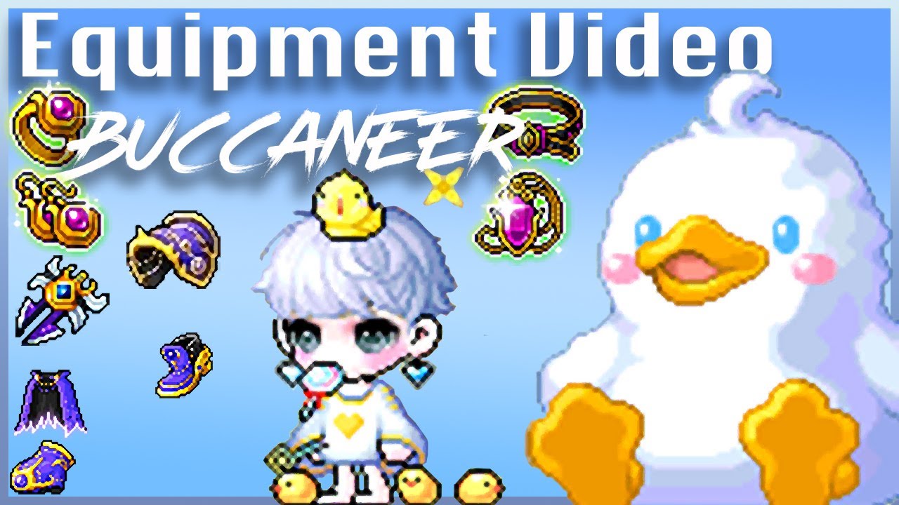 Maplestory [Reboot] Buccaneer Equipment Video - YouTube