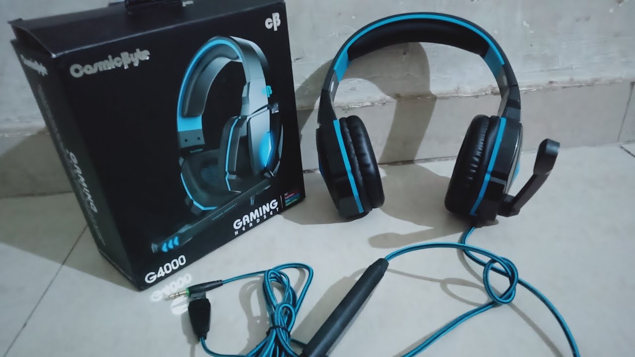 Cosmic byte headphones g4000 review and gaming headphones - YouTube
