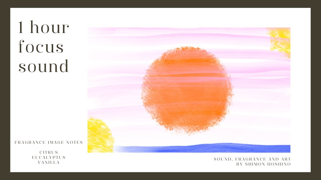 1hour focus sound "sun goes down" - YouTube