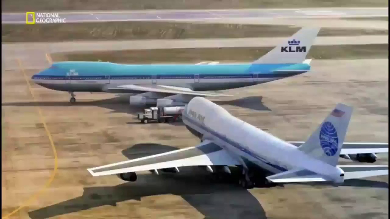 KLM 4805 And PanAm 1736-Crash Animation - YouTube