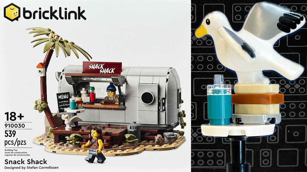 LEGO Snack Shack 910030 | BrickLink Exclusive - YouTube