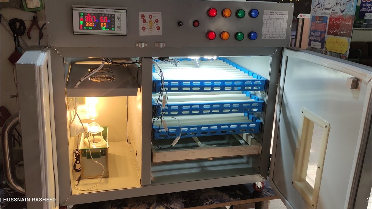 100 eggs Automatic incubator / fully automatic incubator . - YouTube