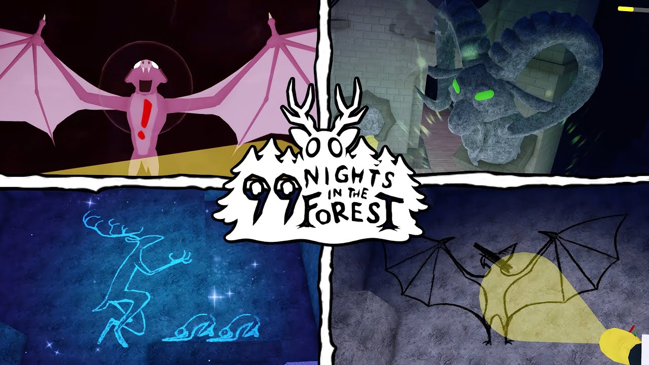 99 Nights in the Forest: NEW BAT ENTITY CAVE [Full Walkthrough ...