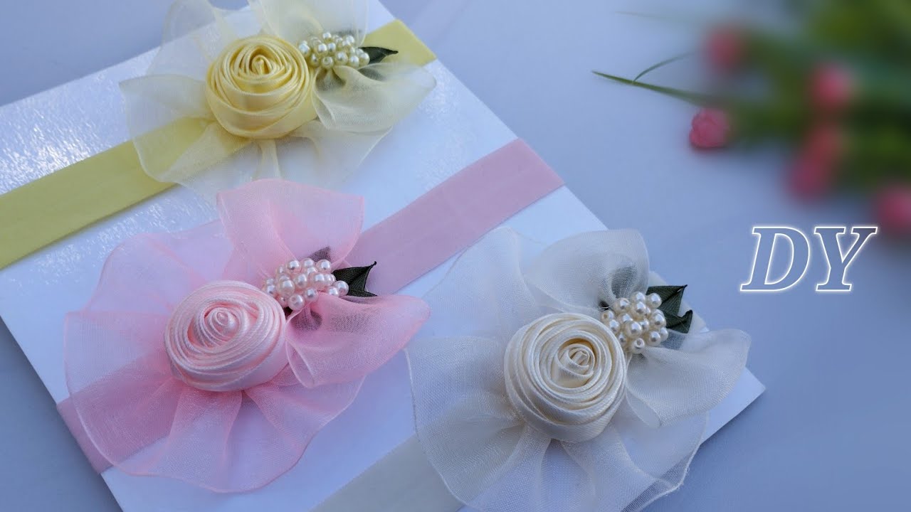 Little Flower Princess: DIY Flower Baby Headband Tutorial - YouTube
