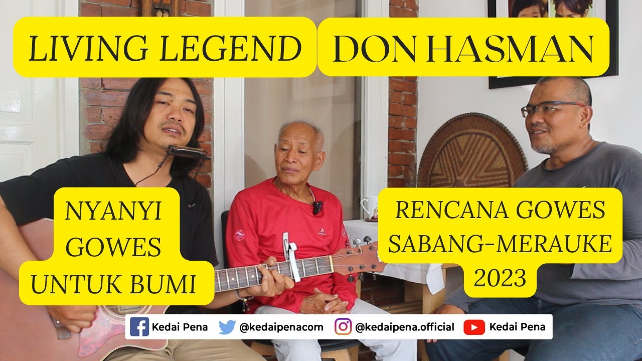 ‼️LIVING LEGEND‼️ Don Hasman Nyanyi Gowes untuk Bumi, Rencana Sabang ...