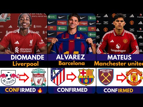 🚨LATEST CONFIRMED TRANSFER NEWS AND RUMOURS TRANSFER NEWS 2026| Diomande 🔥 Alvarez ⌛️, Mateus ✅️ 