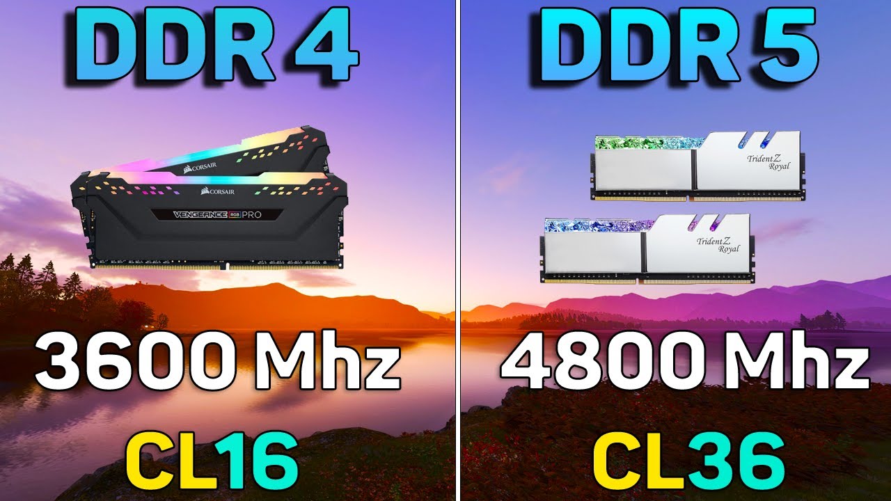 DDR 4 vs DDR 5 - Best RAM For Intel 12 CPU's ? - YouTube