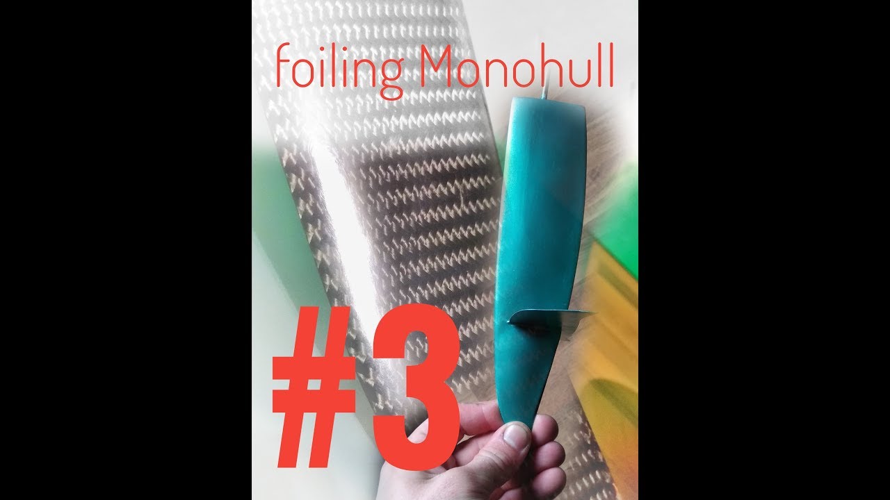 Foiling rc sailing monohull build with canting mast modell boat #3 ...