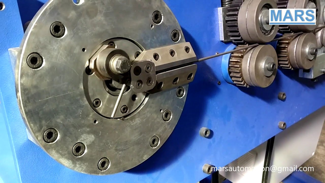 2D CNC Wire Bending Machine - Hex Bending for Filter Cage Ring - YouTube