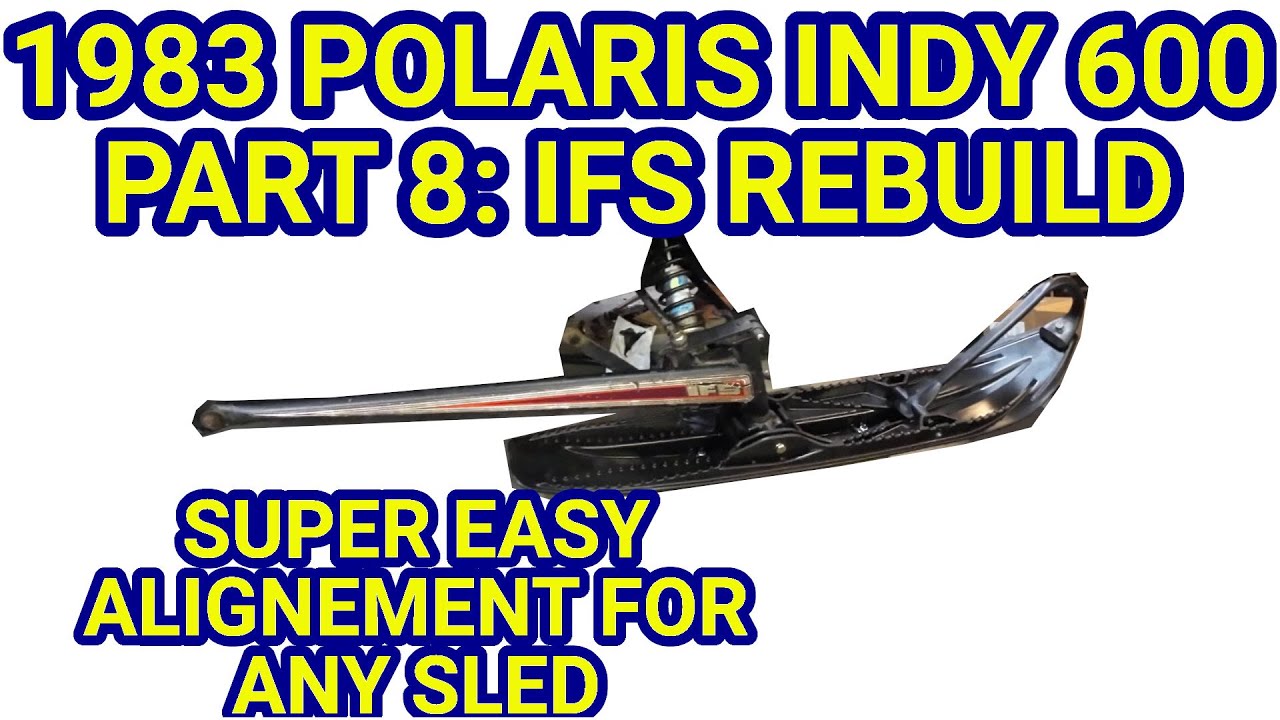 Indy 600 Part 8: Easiest Way to Align any Sled Suspension! Vintage ...