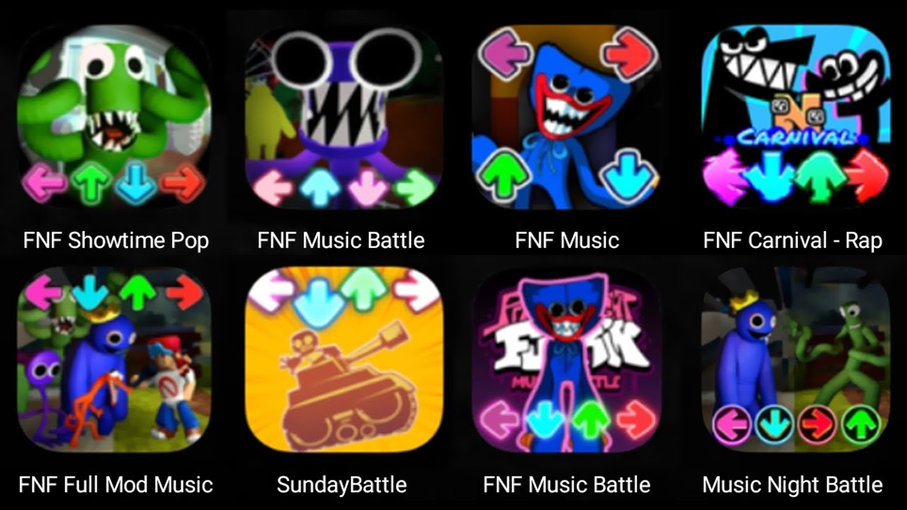 FNF Showtime Pop Music, FNF Music Battle, FNF Music, FNF Carnival Rap ...