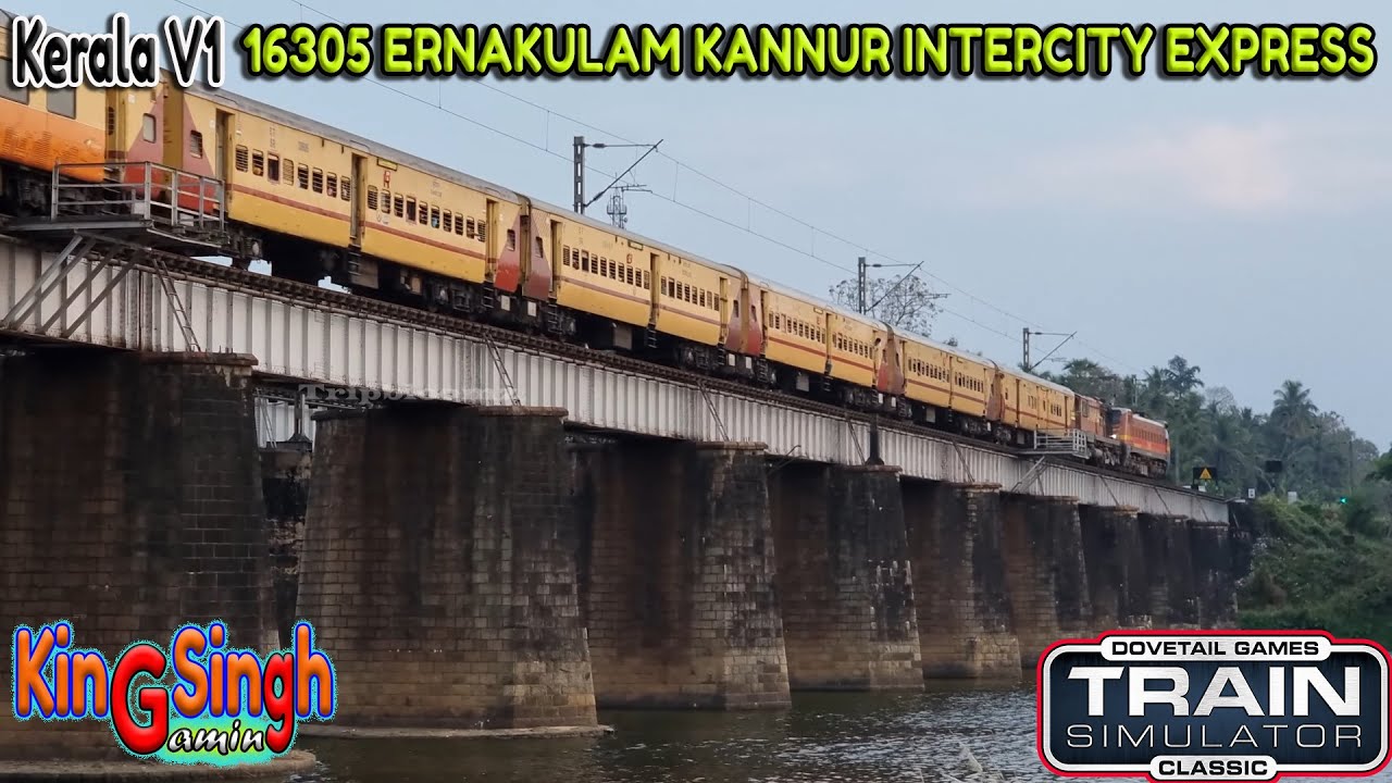 🔴 Kerala V1 -16305 - ERNAKULAM KANNUR INTERCITY EXPRESS # ...
