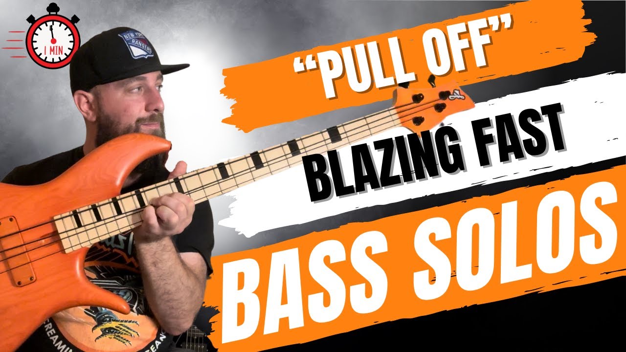 How to Pull Off a Lightning Fast Bass Solos - YouTube