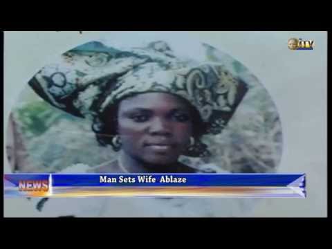Tragedy: Man sets wife ablaze in Benin