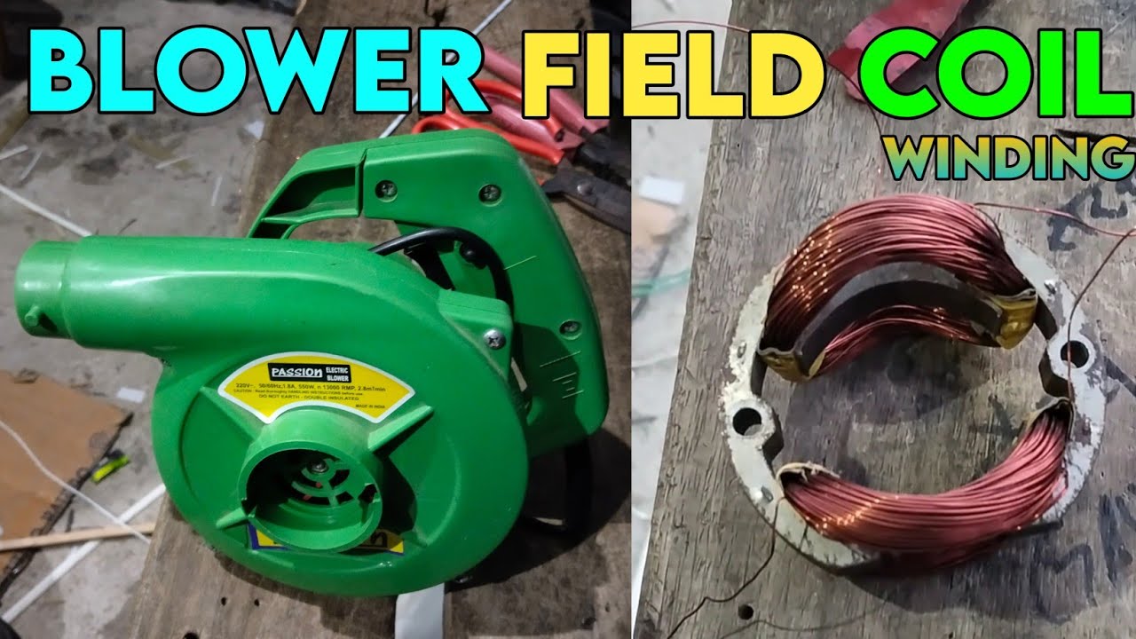 blower field coil winding gs electrical - YouTube