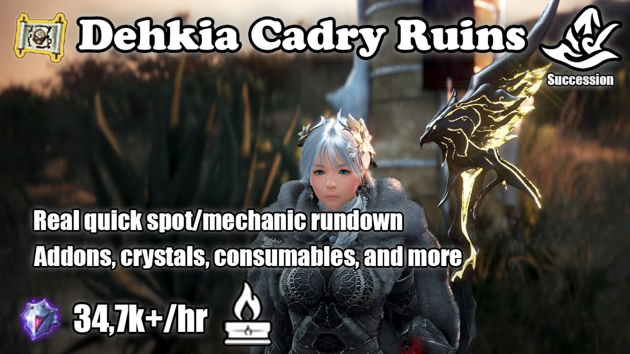BDO | Succ Witch - Dehkia Cadry 34,7k+/hr L2+agris (yellow LS) - YouTube