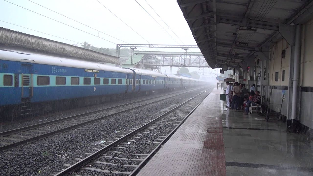 ANDHRA PRADESH EXPRESS - SHOWERED, SOAKED & SHIMMERING IN HEAVY RAINS ...