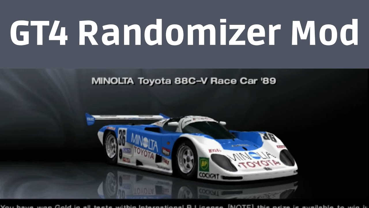 Gran Turismo 4 Randomizer Mod on Real Hardware with Timestemps [No ...