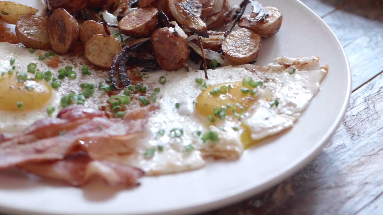 Frico Fried Eggs by Plated - YouTube