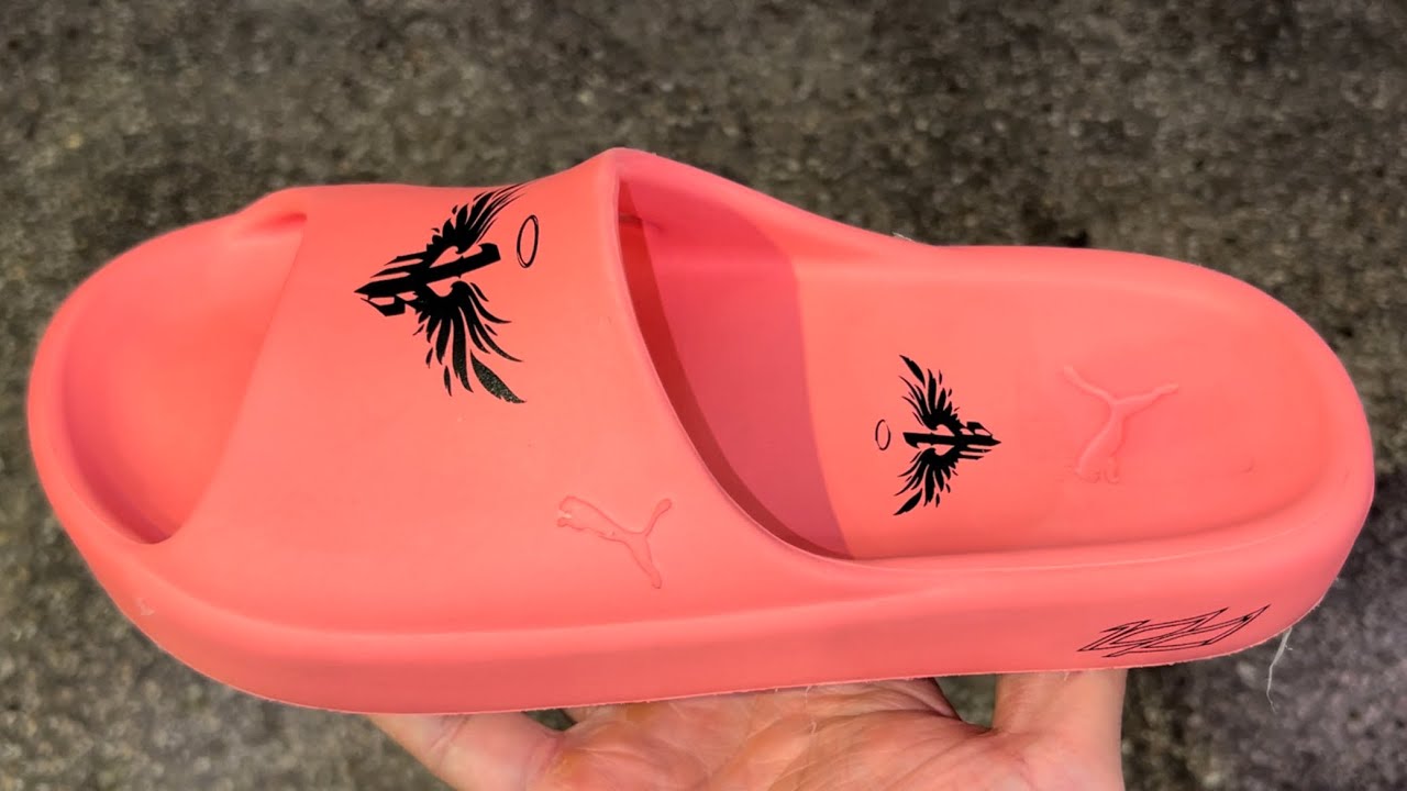 Puma Lamelo Ball MB2 Shibui Cat Slide Sunset Glow Pink - YouTube