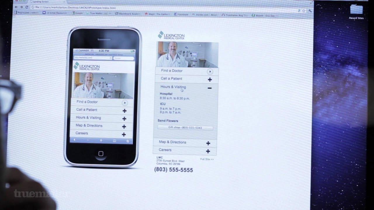 Axure Prototype Testing for Mobile - YouTube