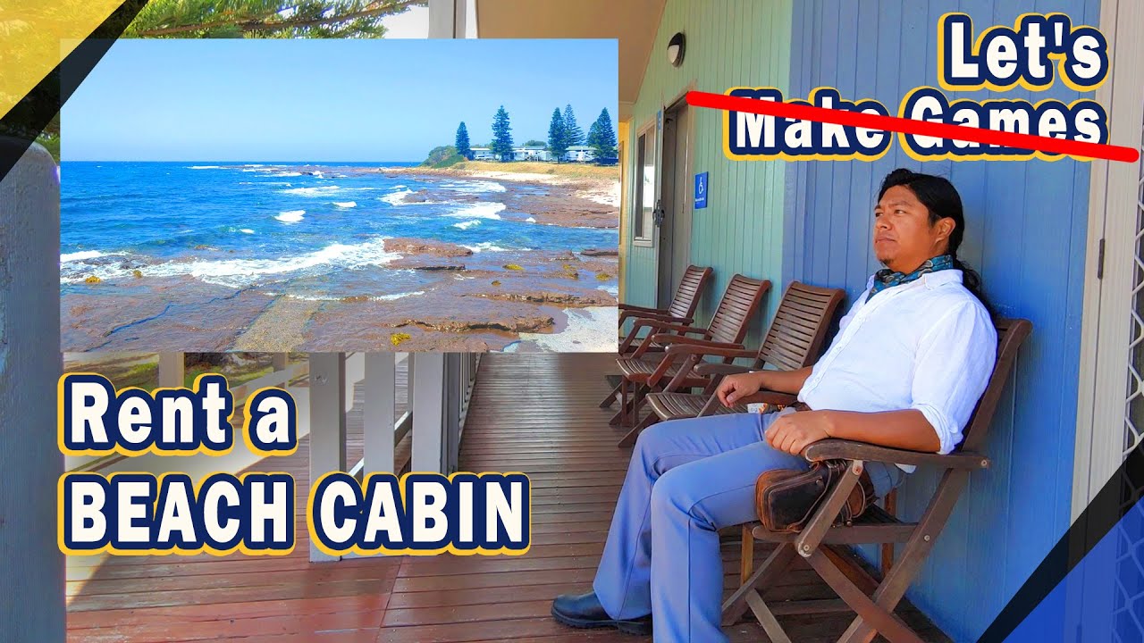 Game Developer rents a Beach Cabin and just chills. Join the adventure ...