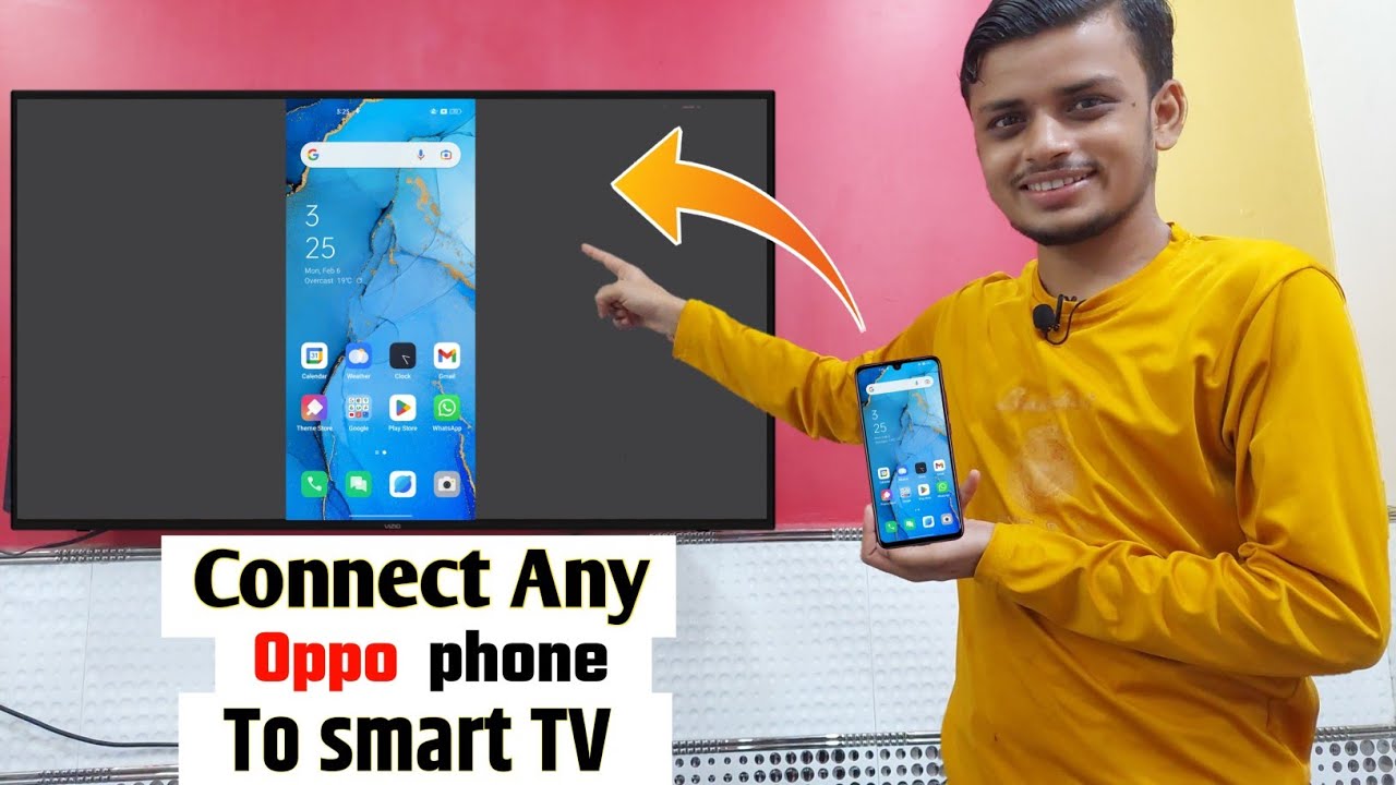 connect oppo phone to smart tv | How to connect oppo phone to android ...