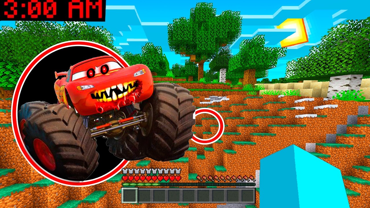¿Qué hay dentro de la BASE SECRETA de EL RAYO MCQUEEN.EXE en Minecraft ...