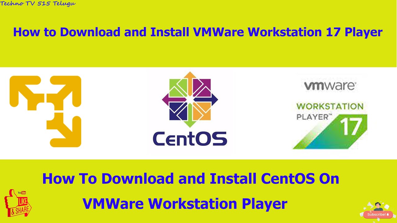 How to Installation CentOS Linux on Windows using VMWare - YouTube
