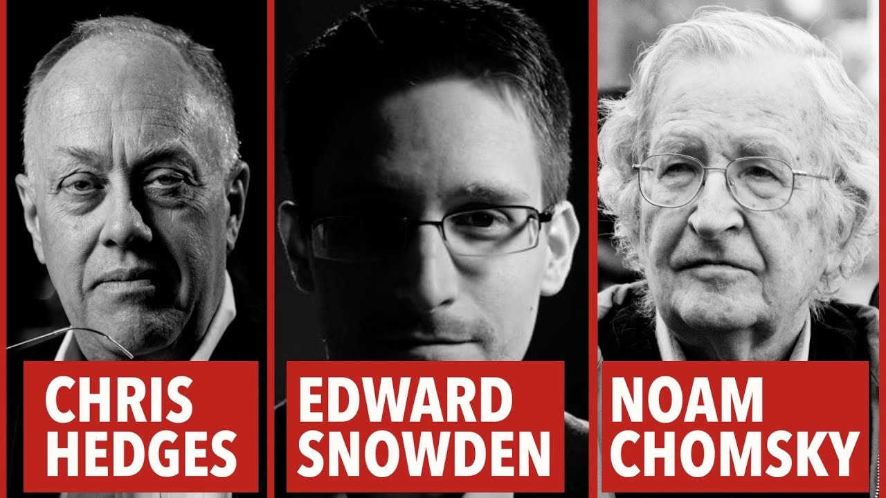 Noam Chomsky, Chris Hedges, Edward Snowden, Jill Stein & Greenwald on ...