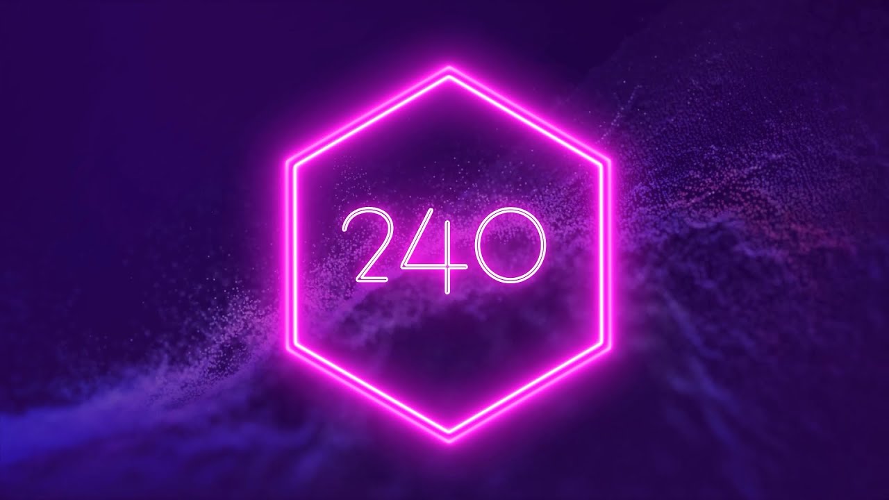 Pink neon timer 240 seconds sota turn countdown - YouTube